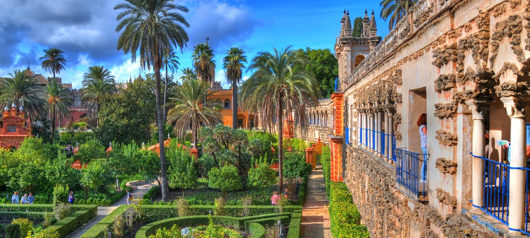 Jardines del Real Alcázar de Sevilla en 2023