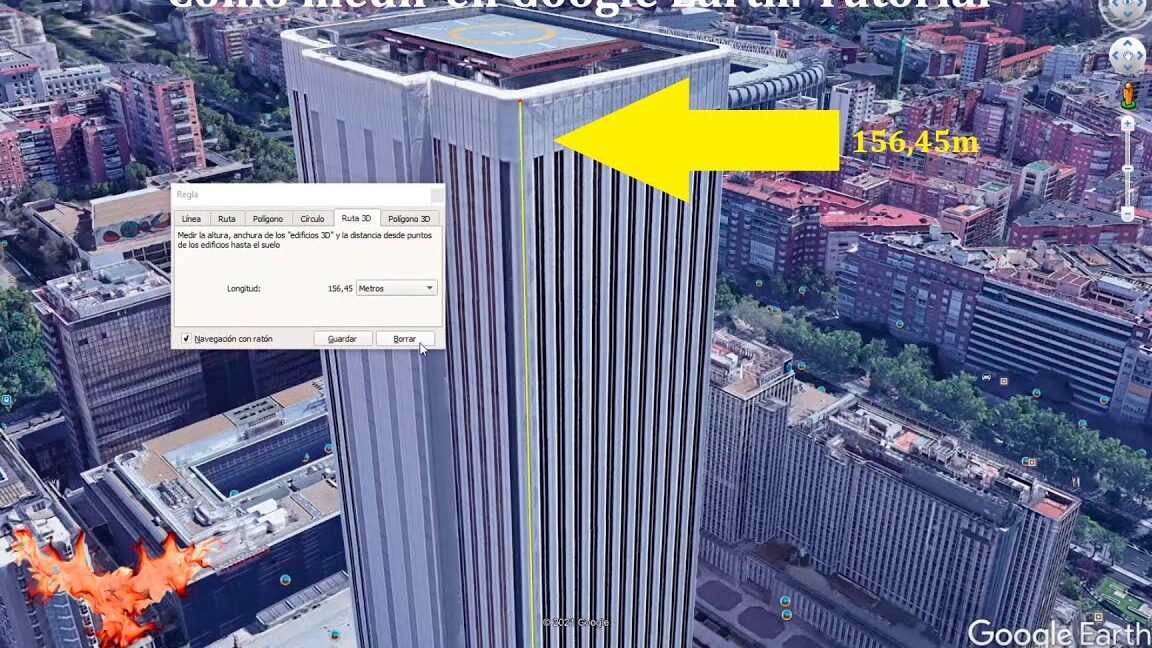 Cómo saber la altura de un edificio en Google Earth en 2023