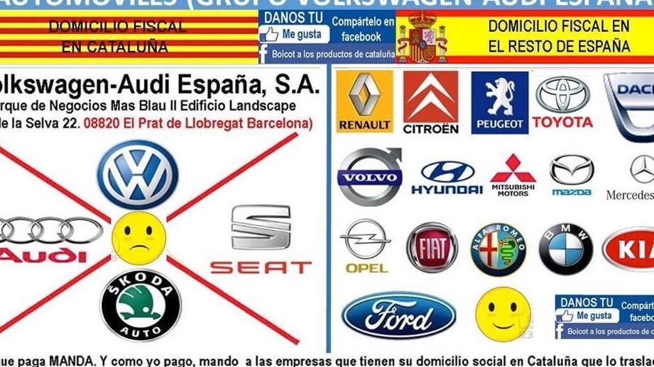 Boicot a los productos catalanes - Lista en 2023